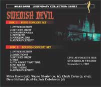 MILES DAVIS / SWEDISH DEVIL(2CDR)